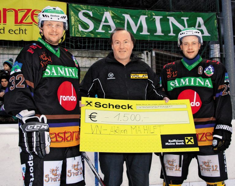 HC Rankweil spendete 1500 Euro für Ma hilft - Vorarlberger Nachrichten ...