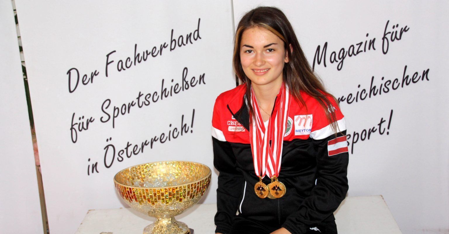 Sheileen Waibel holte vier Einzelsiege und verteidigte den Wanderpokal ...