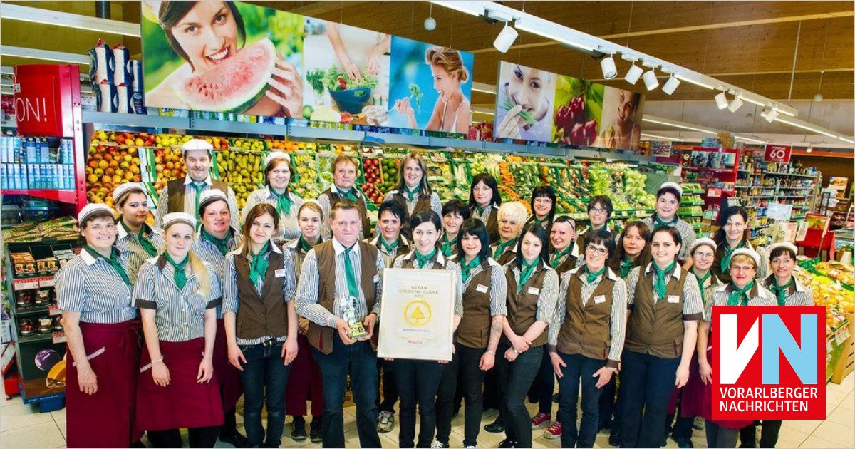 Goldene Tanne für Spar-Markt Sulz - Vorarlberger Nachrichten | VN.at