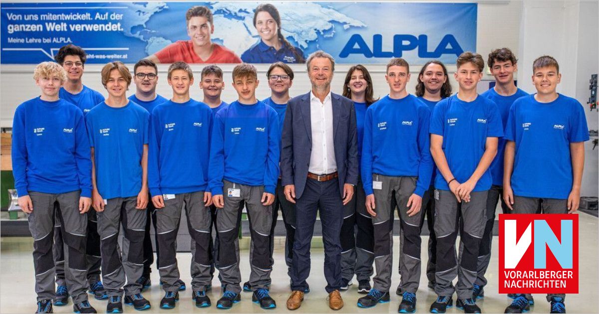 15 neue Alpla-Lehrlinge - Vorarlberger Nachrichten | VN.at