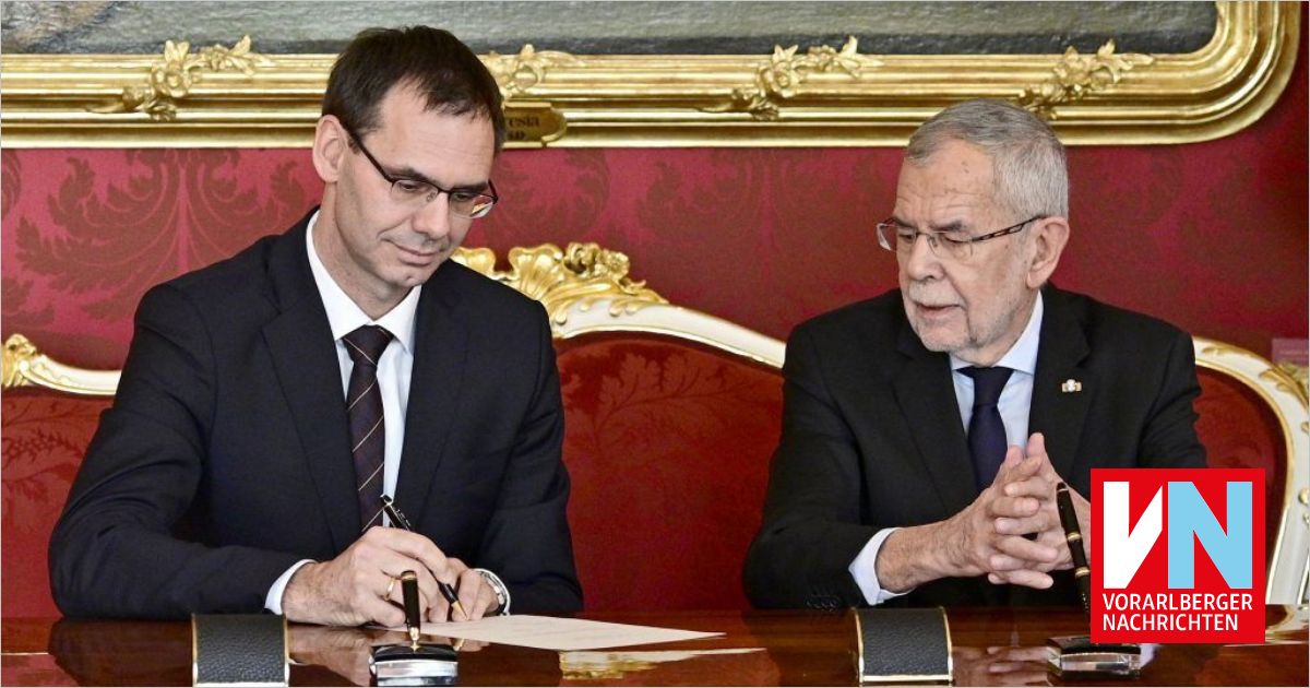 Markus Wallner als Vorarlberger Landeshauptmann angelobt - Vorarlberger ...