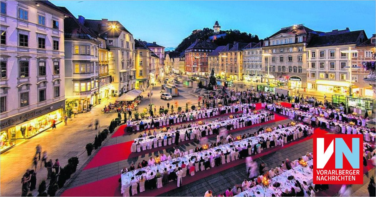 Die lange Tafel der ­Genusshauptstadt - Vorarlberger Nachrichten | VN.at