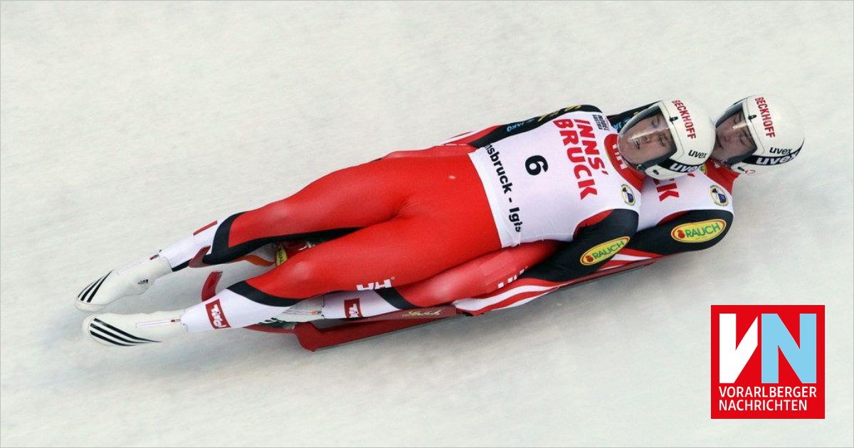 Rodler Thomas Steu kürte sich in Igls zum Junioren-Doppelweltmeister ...
