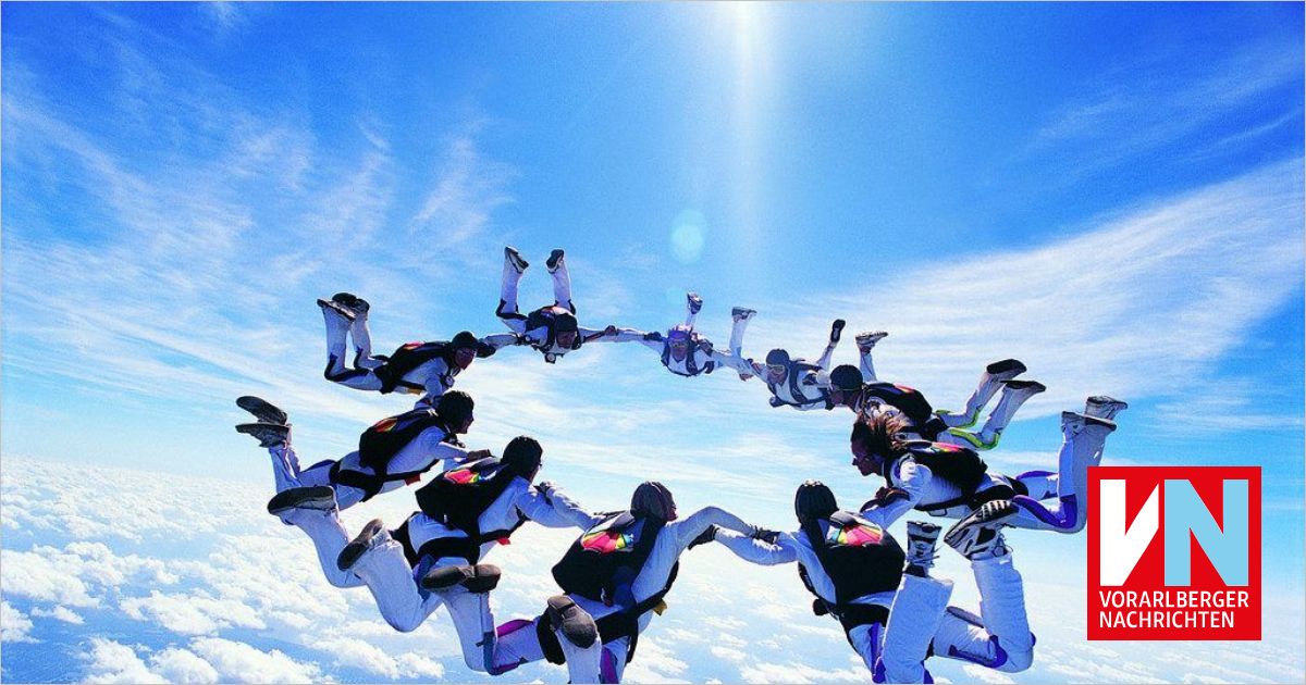 Finaltag bei den Titelkämpfen der Fallschirmspringer in Hohenems ...