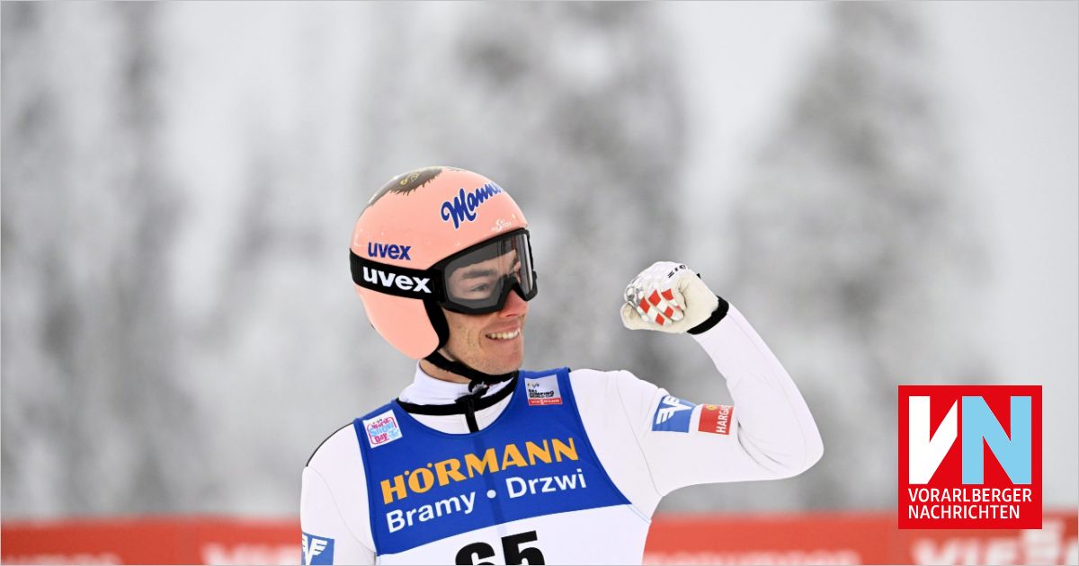 Kraft springt als Zweiter erstmals auf das Ruka-Podest - Vorarlberger ...