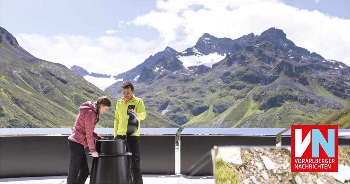 Miriam Prantl hat auf der Bielerhöhe ein interessantes Kunstwerk ...