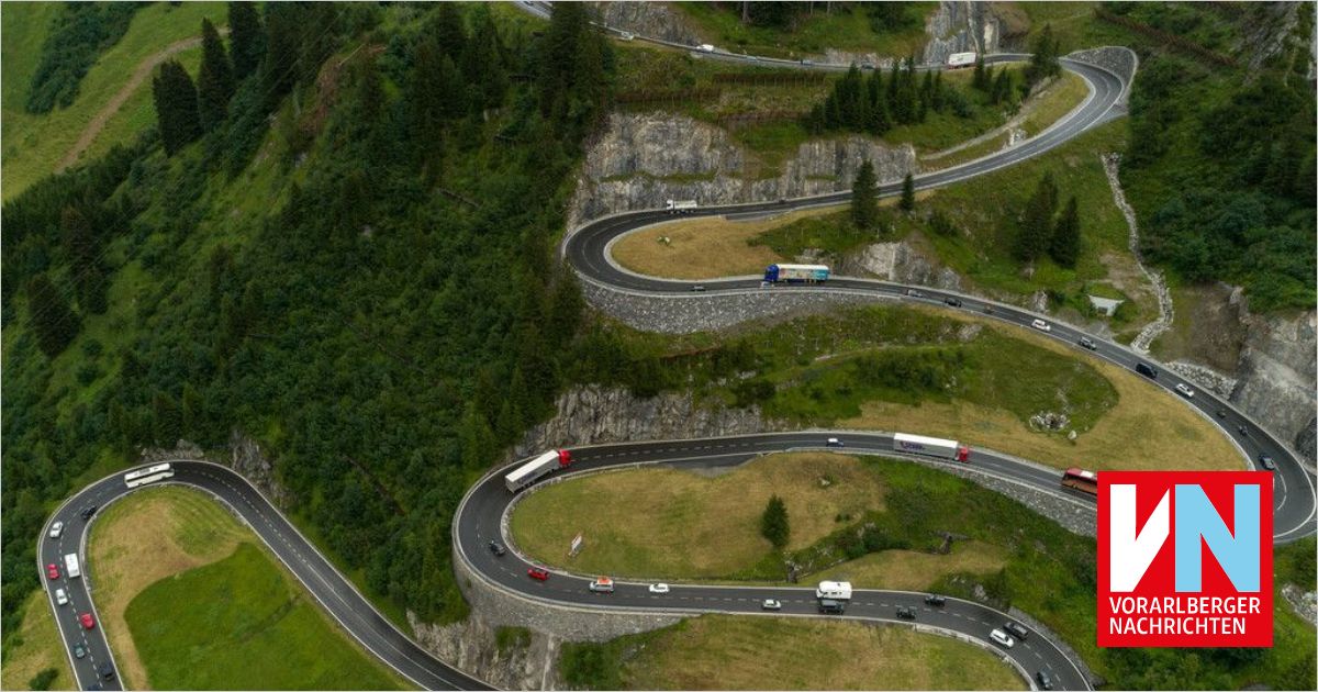Gesperrter Arlbergtunnel treibt im Sommer Lkw über Pass. »A6 ...