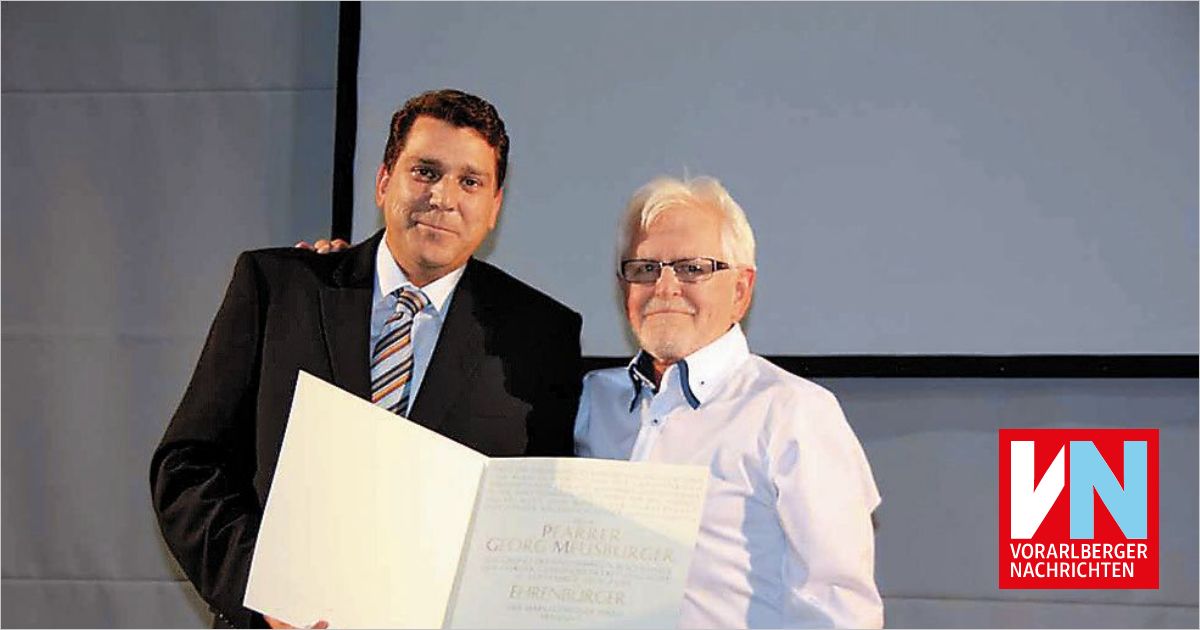 Pfarrer Meusburger wird Ehrenbürger von Hard - Vorarlberger Nachrichten ...