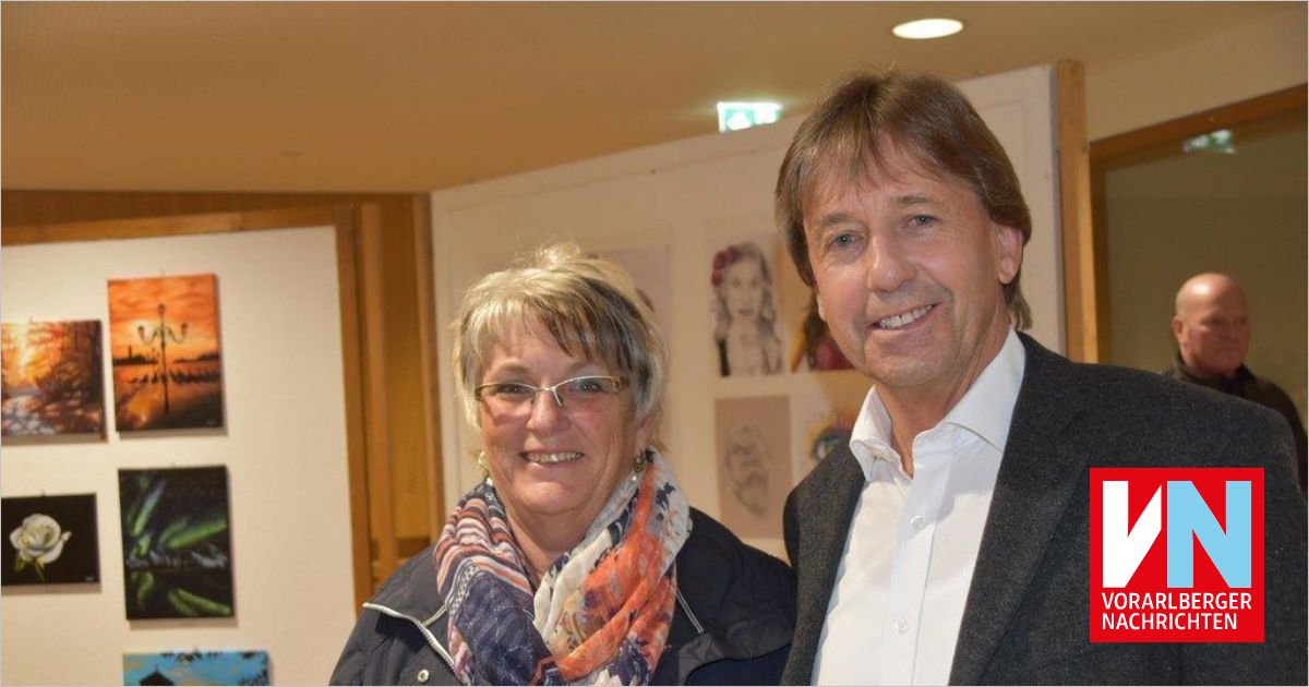 Julia Neher malt mit minimaler Sehkraft - Vorarlberger Nachrichten | VN.at