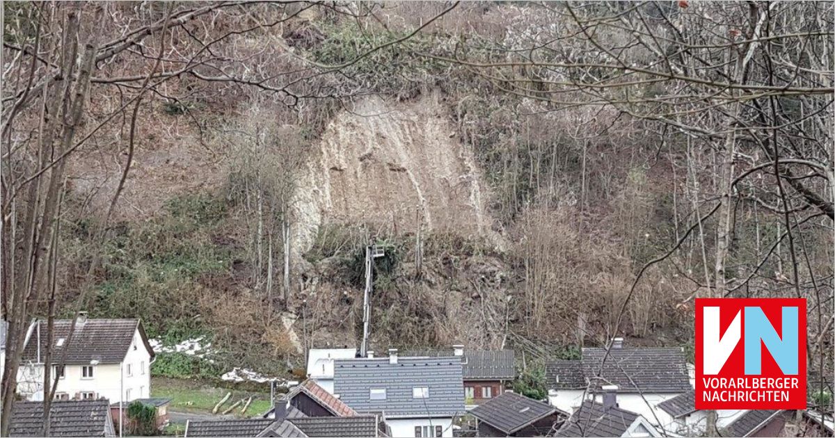 Häuser nach Hangrutsch evakuiert - Vorarlberger Nachrichten | VN.at