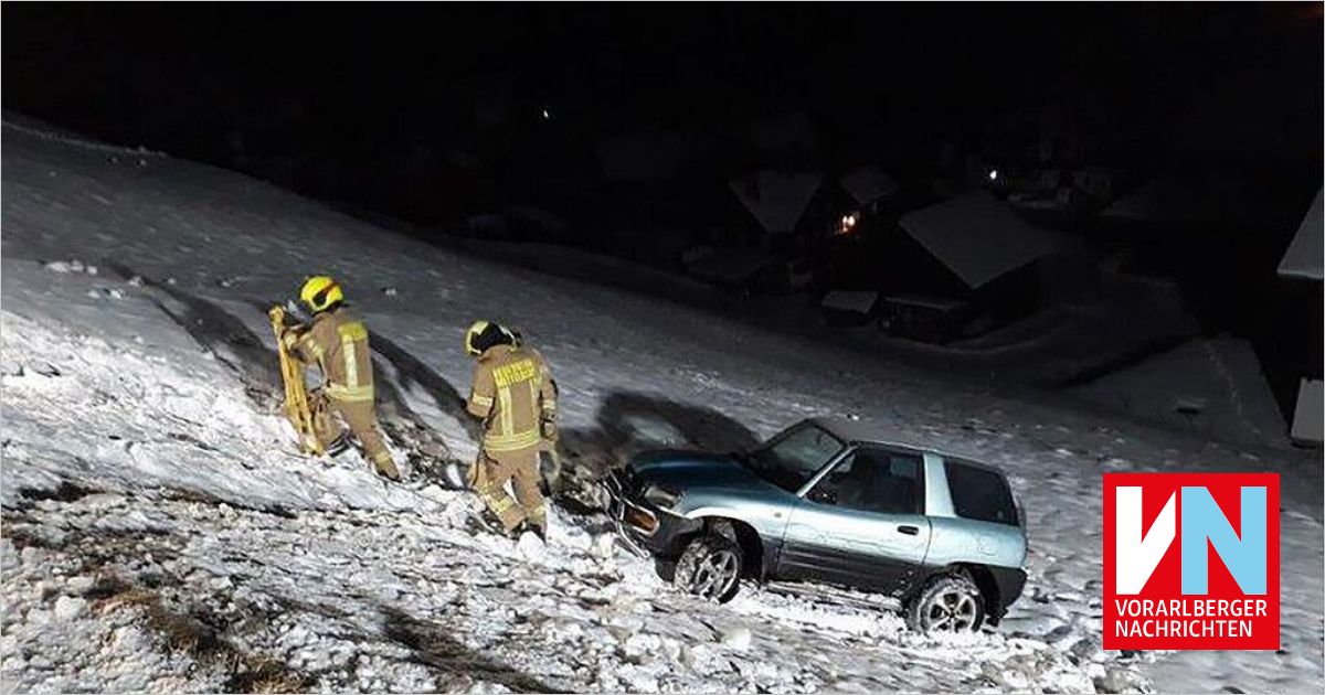 Mit Auto abgerutscht - Vorarlberger Nachrichten | VN.at
