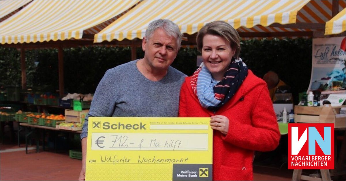 Marktfahrer spendeten für „Ma hilft“ - Vorarlberger Nachrichten | VN.at