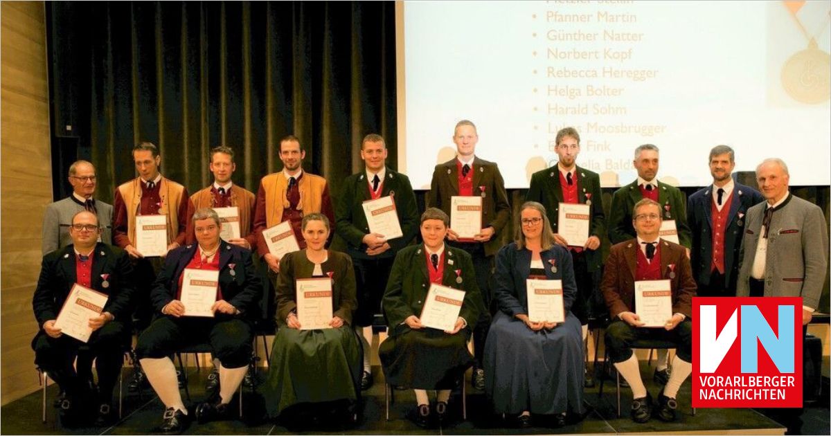 Über 900 Jahre Einsatz für die Wälder Blasmusik - Vorarlberger ...