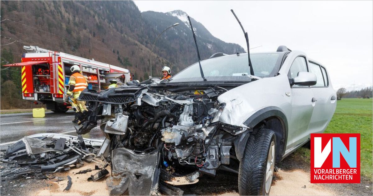 Zwei Verletzte bei Frontalkollision - Vorarlberger Nachrichten | VN.at
