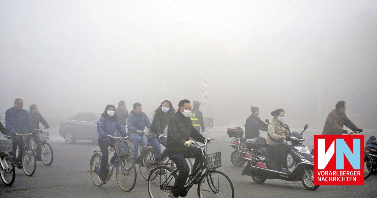 Chinesische Metropole Harbin versinkt im Smog-Chaos - Vorarlberger ...