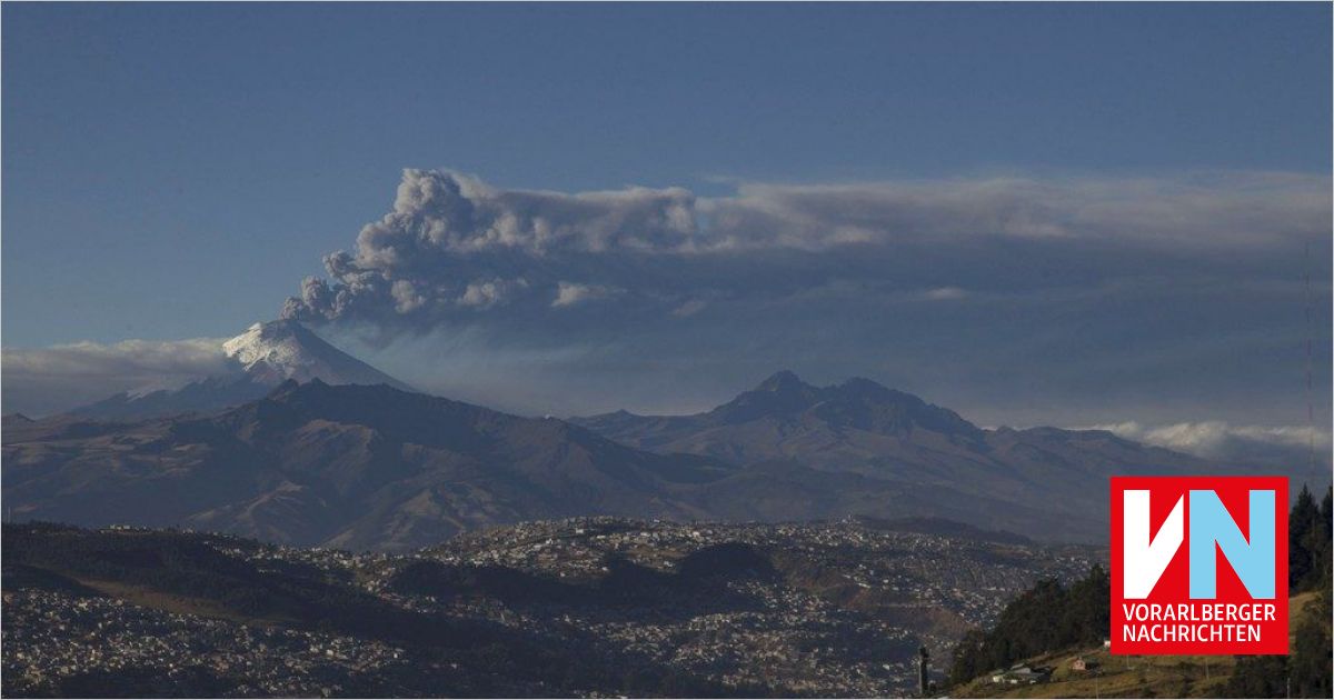 Ecuador fürchtet sich vor Vulkan Cotopaxi - Vorarlberger Nachrichten ...