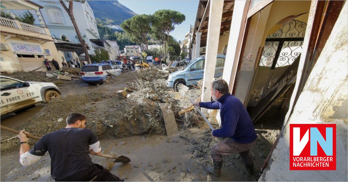 Fünf Tote nach Erdrutsch auf Ischia - Vorarlberger Nachrichten | VN.at